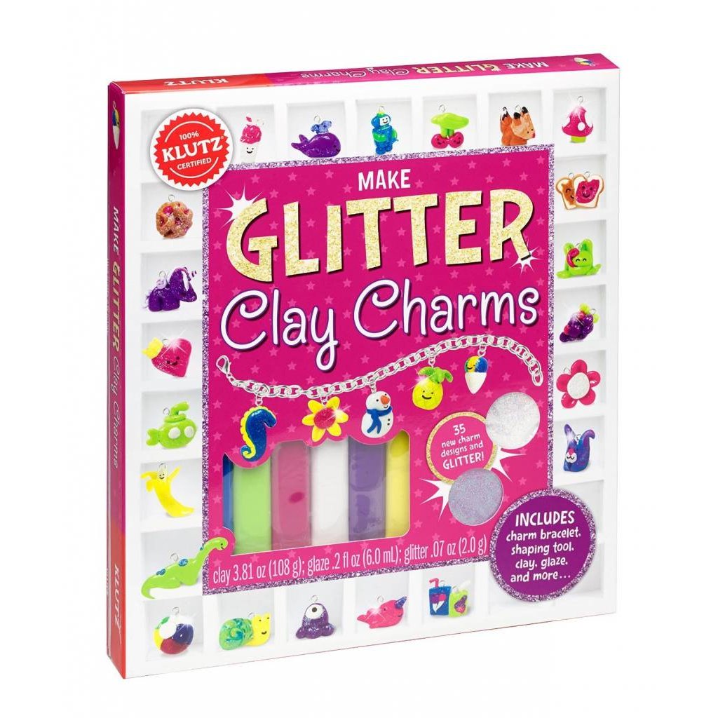 Klutz Book Glitter Clay Charms - Minds Alive! Toys Crafts Books Klutz Book Glitter Clay Charms - Minds Alive! Toys Crafts Books