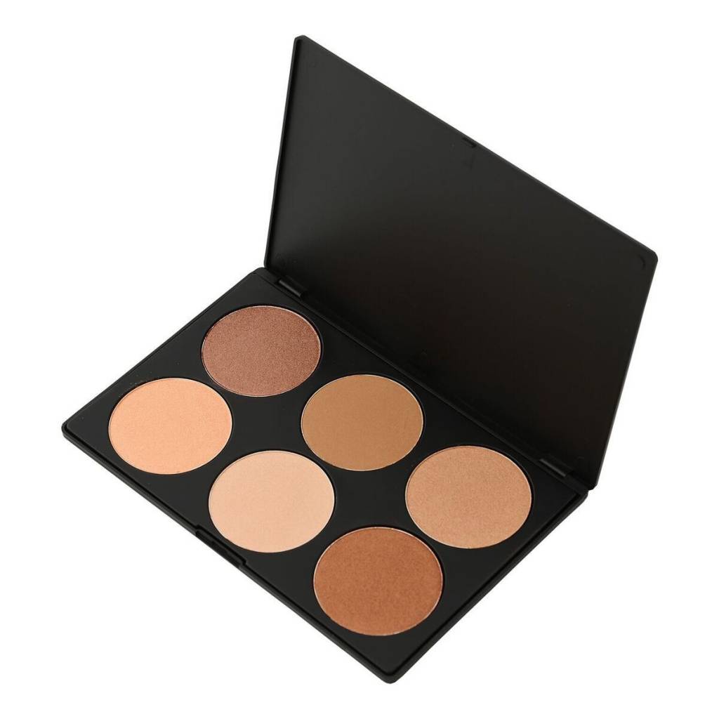 KARA COSMETICS Kara Beauty Palette HL06 - 6 color Highligher ...