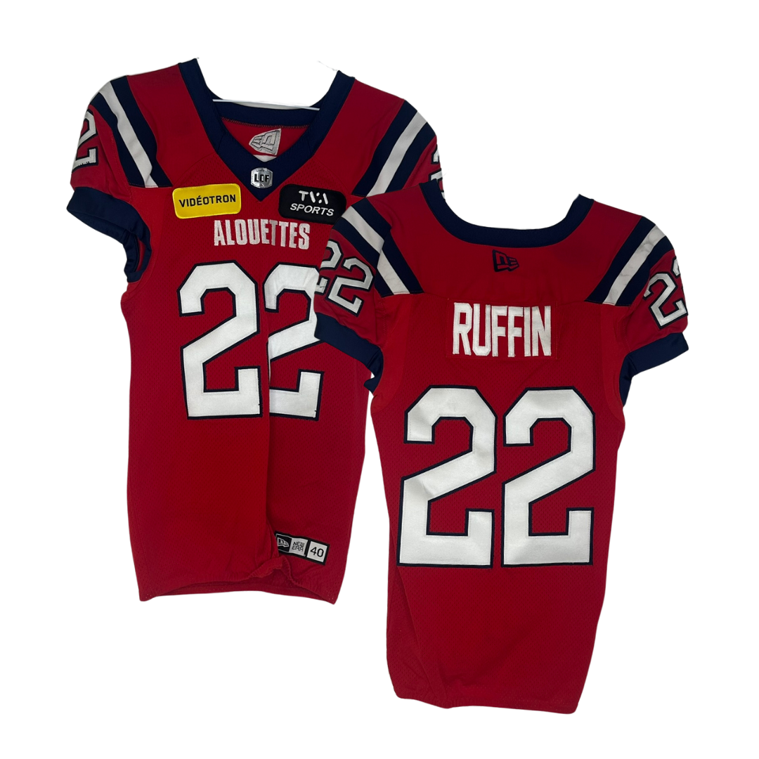 New Era 3RD JERSEY - JOUEUR #22 - DIONTÉ RUFFIN - Les Alouettes de Montréal