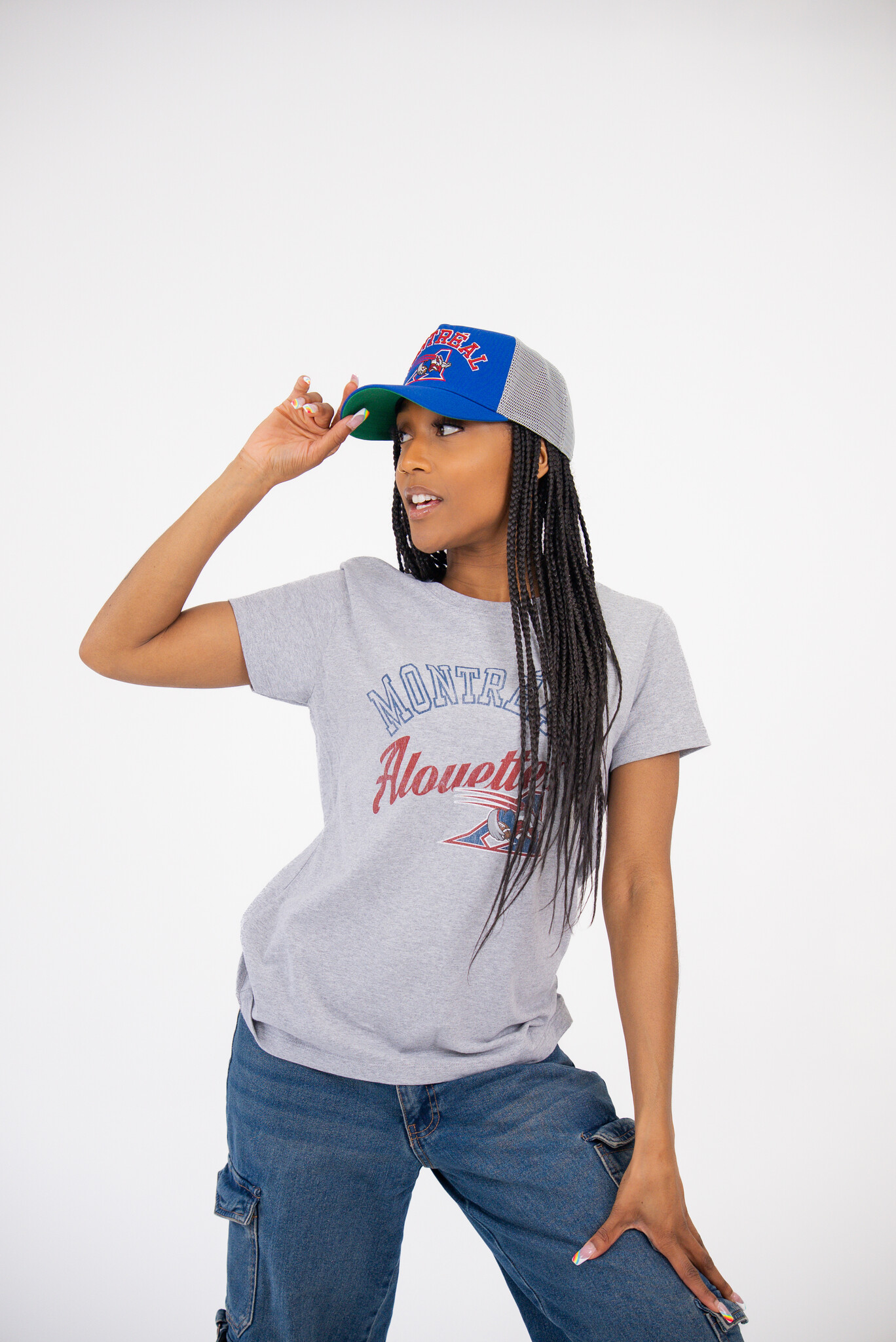 T-SHIRT FEMME AUDREY LOGO 2000 - W TT2025 - Les Alouettes de Montréal