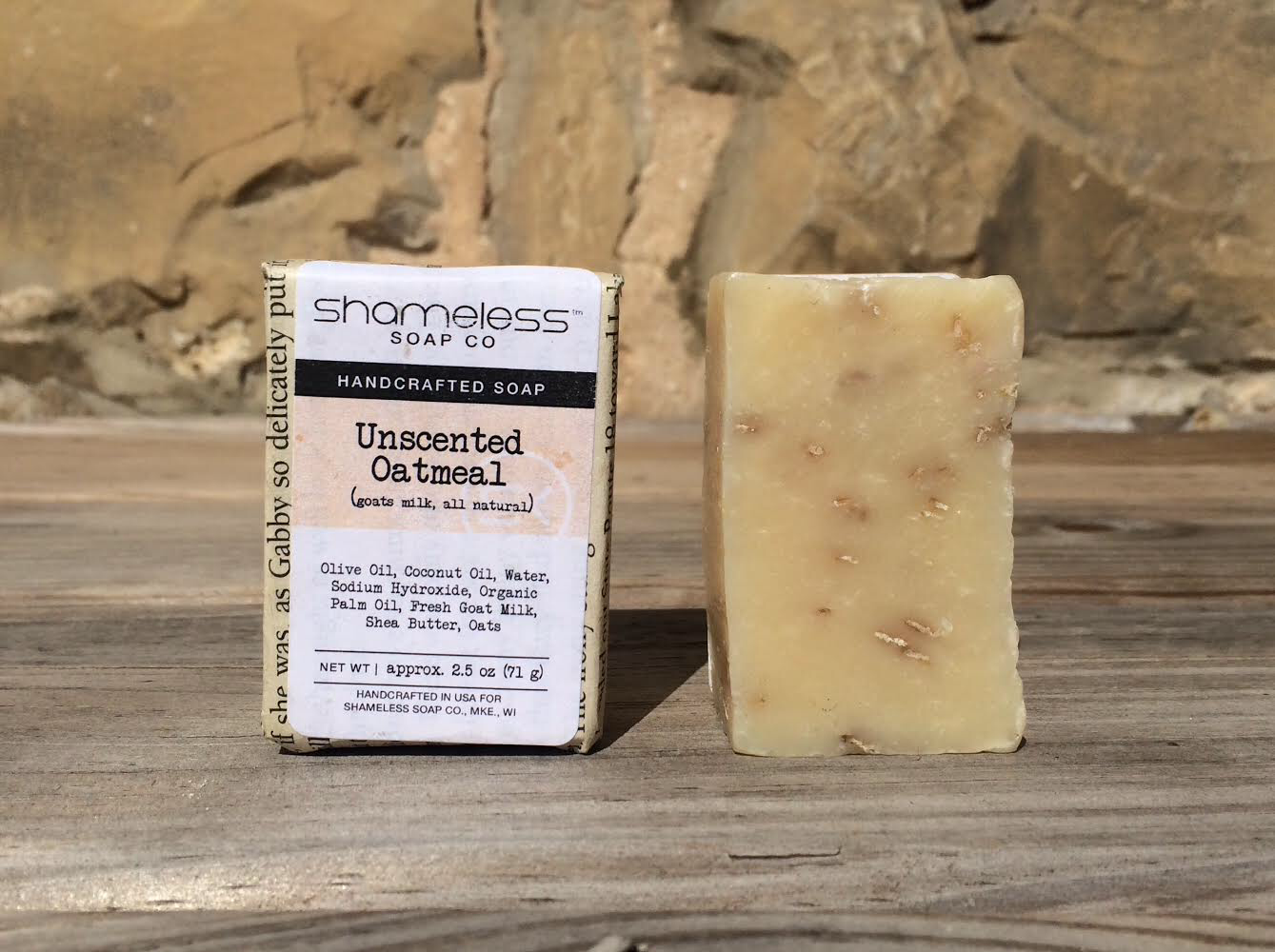 Unscented Oatmeal Soap - Daiseye