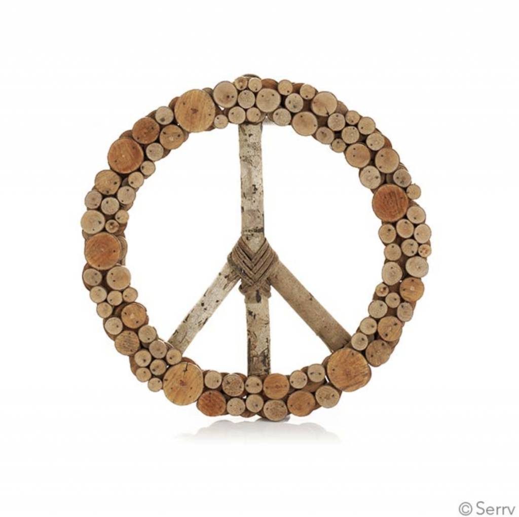 SERRV Layered Peace Wreath - Daiseye