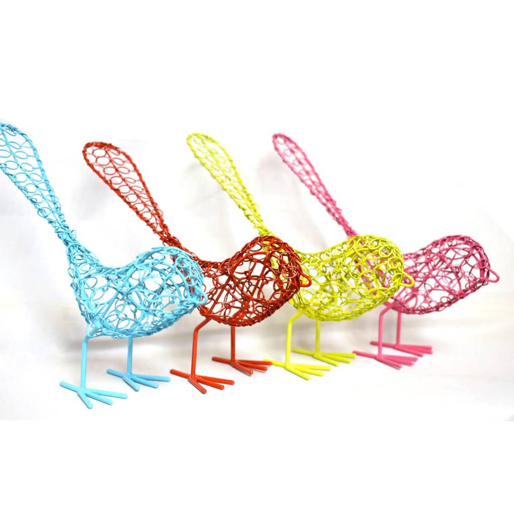 Fair Trade Wrapped Wire Bird - Daiseye