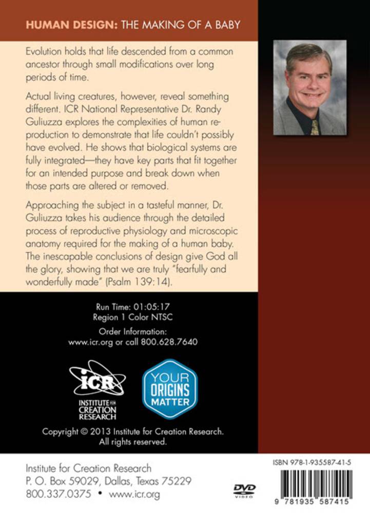 Human Design, the Making of a Baby, by Institute for Creation Research ...