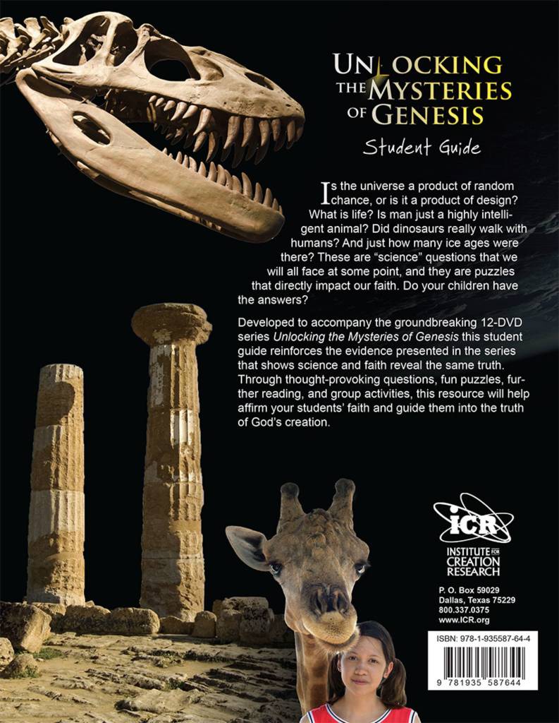 Unlocking the Mysteries of Genesis Student Guide, by Institute for Creation Research - Institute ...