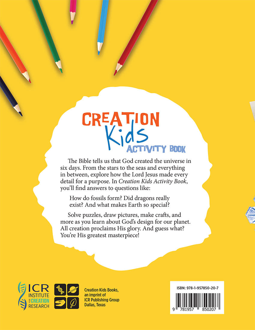 Creation Kids Activity Book - Institute for Creation Research