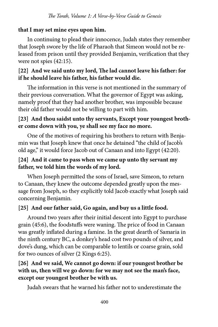 The Torah, Volume 1: A Verse-by-Verse Guide to Genesis - Institute for ...