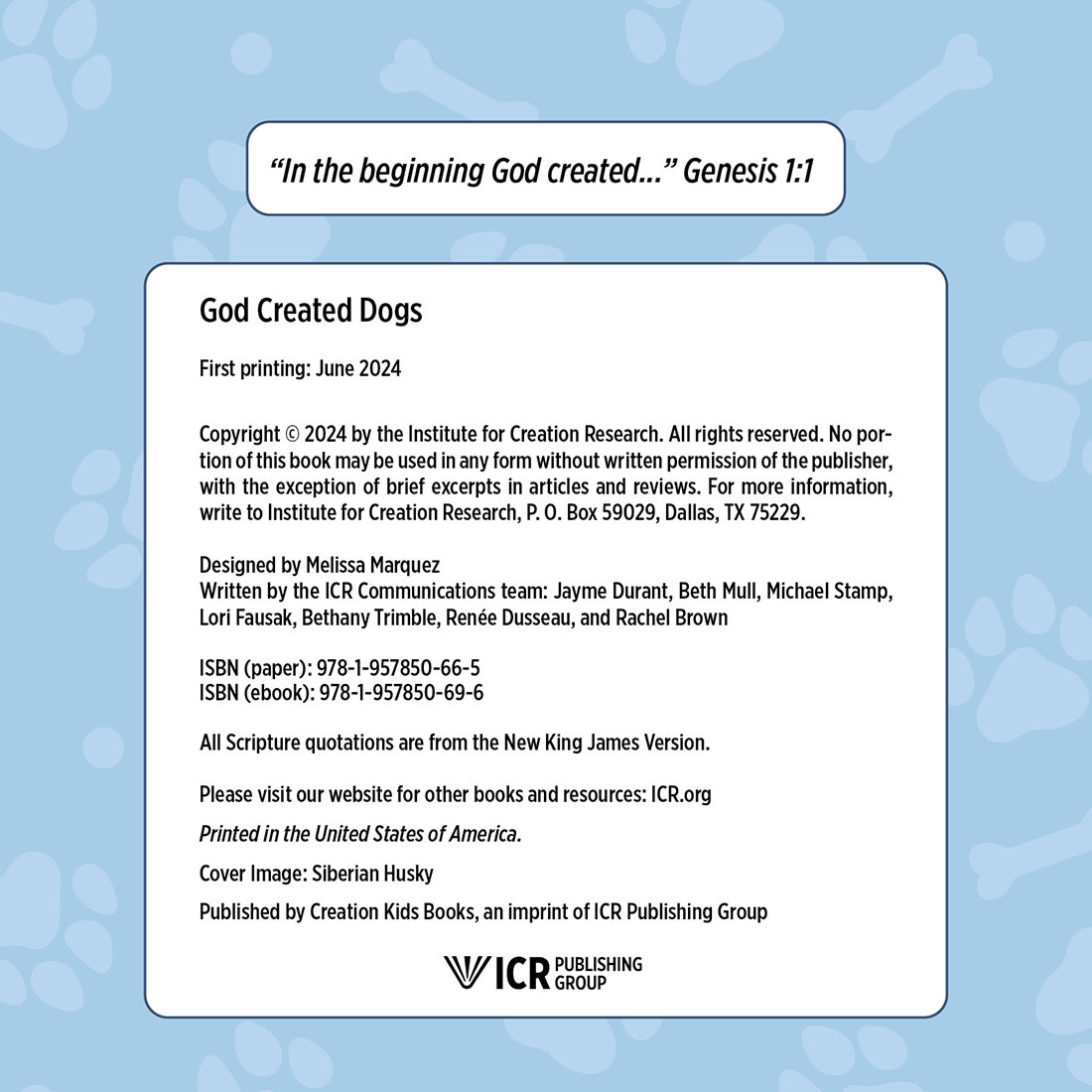 God Created Dogs - Institute for Creation Research