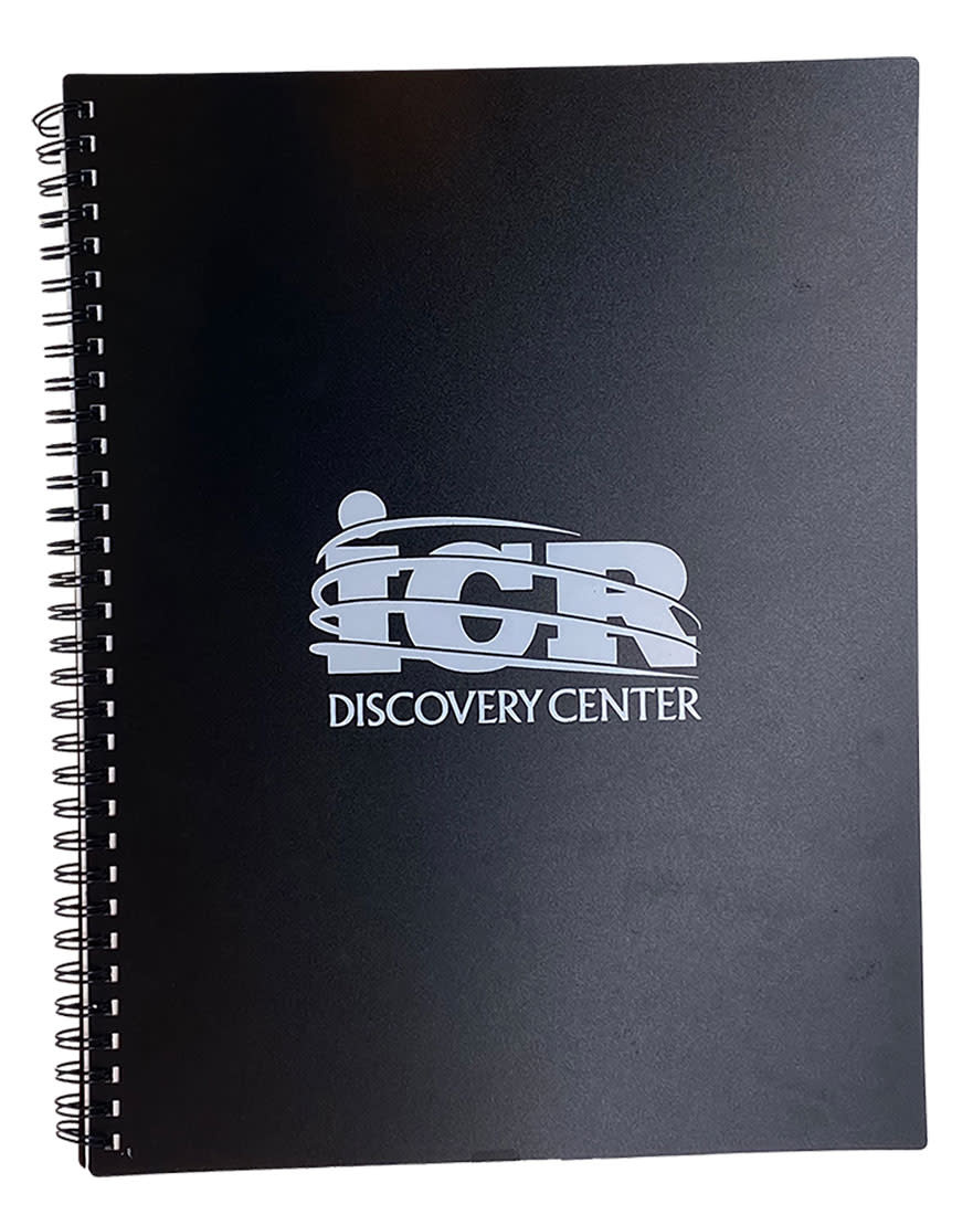 ICR Black Spiral Notebook - Institute for Creation Research