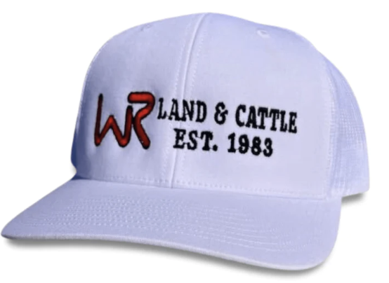 WB Land & Cattle Hat White - Papa's General Store