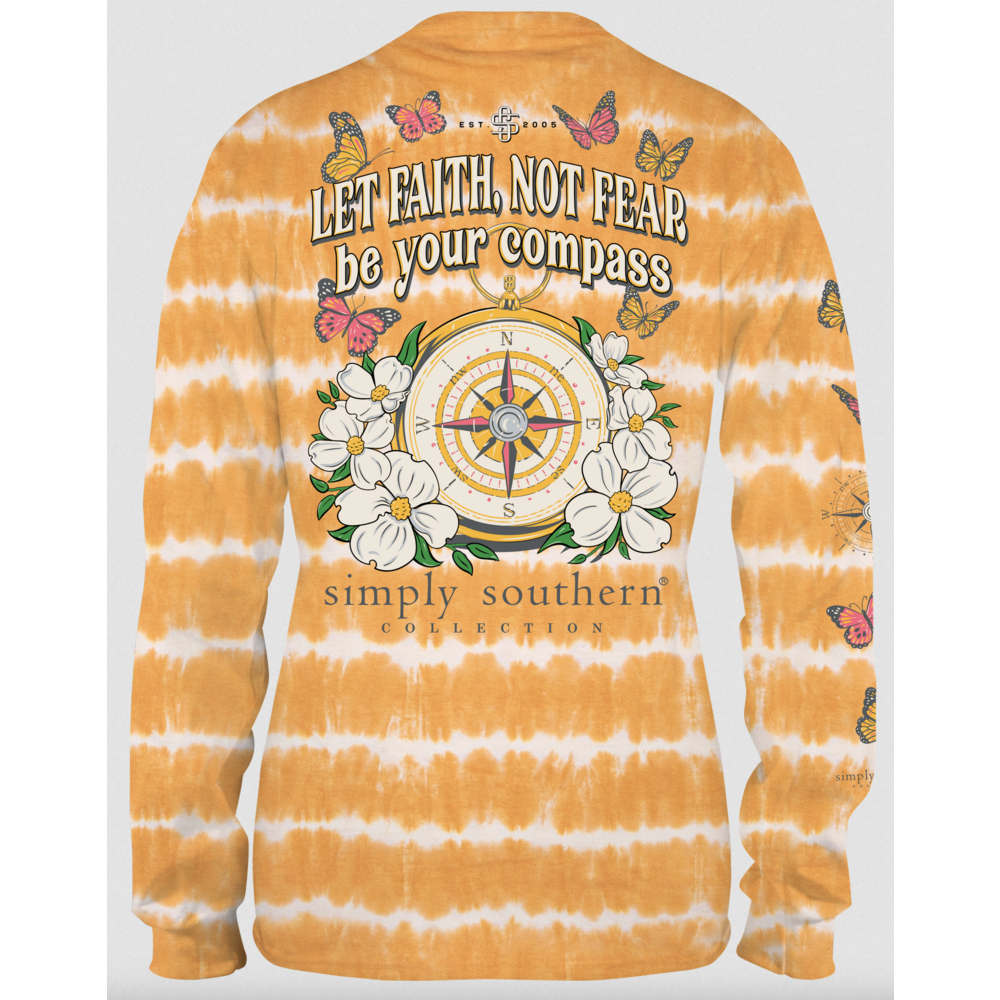 Simply Southern Simply Southern Compass L/S Tee - Papa's General Store