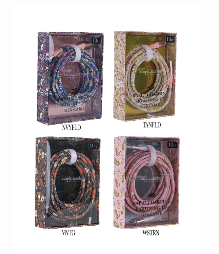 Simply Southern Simply Southern Lightning Cables - Papa's General Store