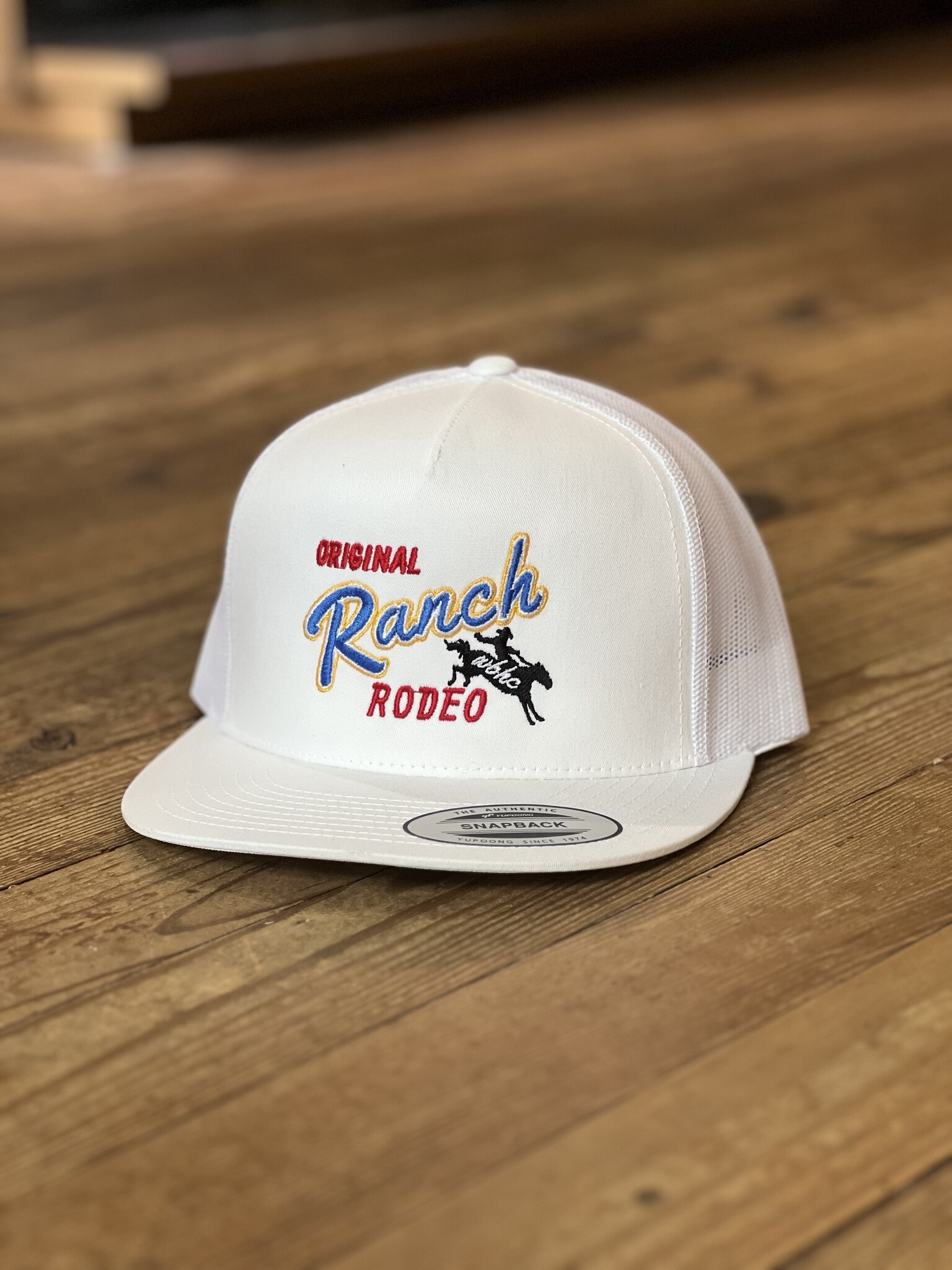 Whiskey Bent Hats WB Ranch Rodeo Trucker White - Papa's General Store