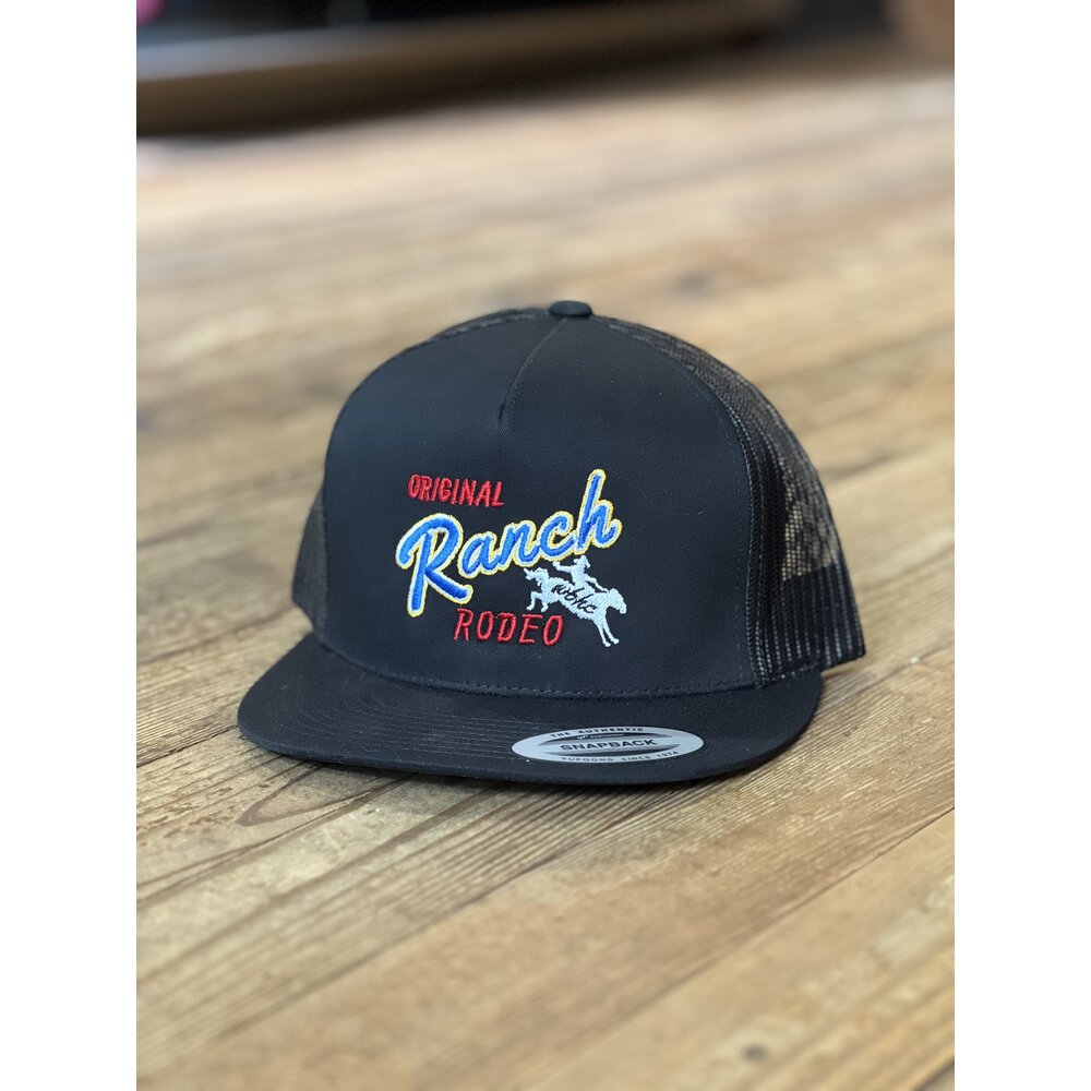 Whiskey Bent Hats WB Ranch Rodeo Trucker Black - Papa's General Store