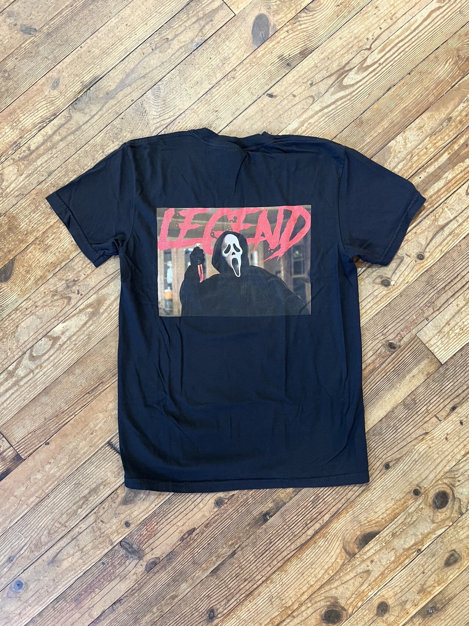 Old Row Ghostface Spooky Legend Tee Black - Papa's General Store