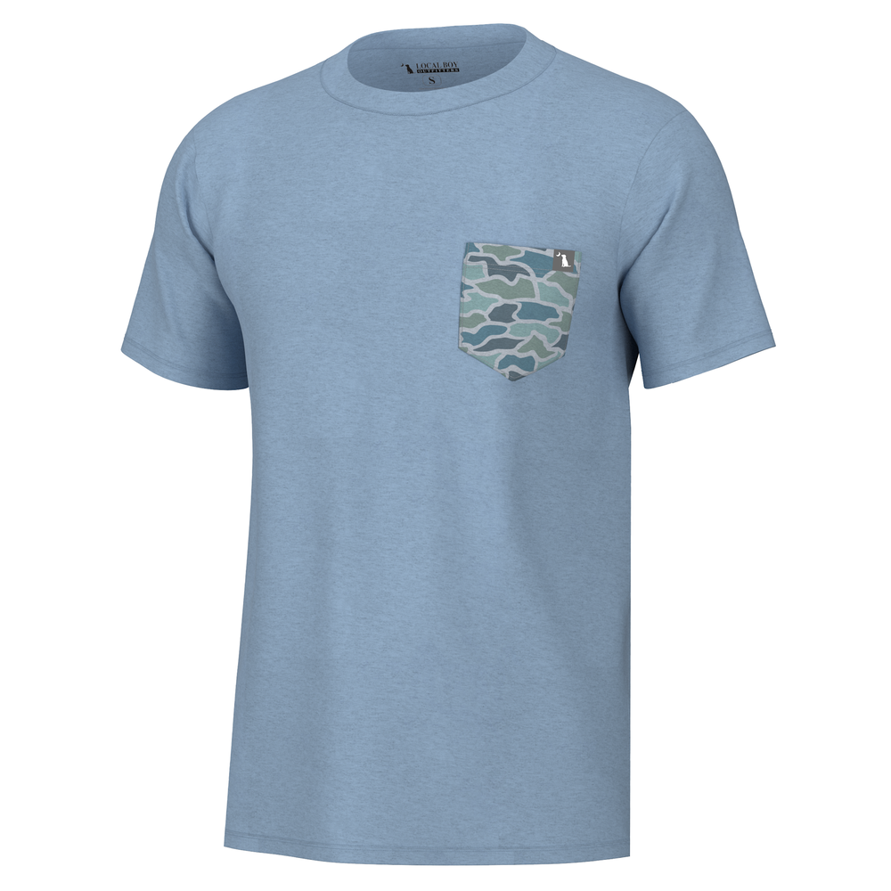 Heather Blend Crewneck S/S - Papa's General Store