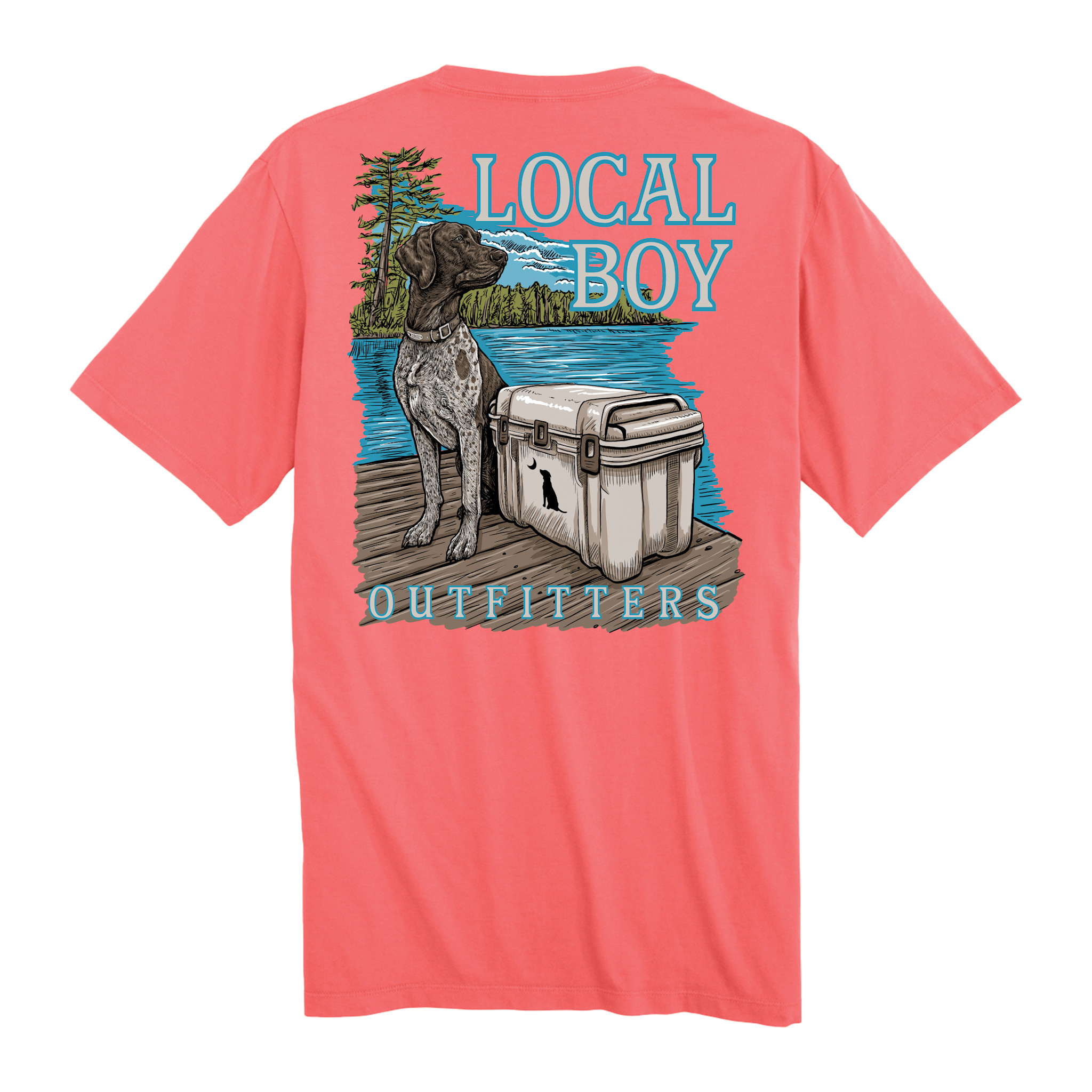 Local Boy Outfitters Local Boy Lakeside GSP SS Tee Coral - Papa's ...