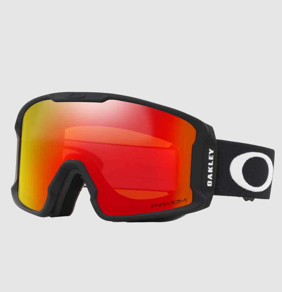 Oakley - LINE MINER L - Matte Black w/ PRIZM Snow Torch Iridium + CLEAR ...