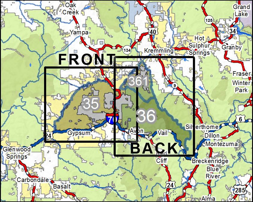 DIY Hunting Maps - Colorado GMU's 35-36-361 - RMSGear
