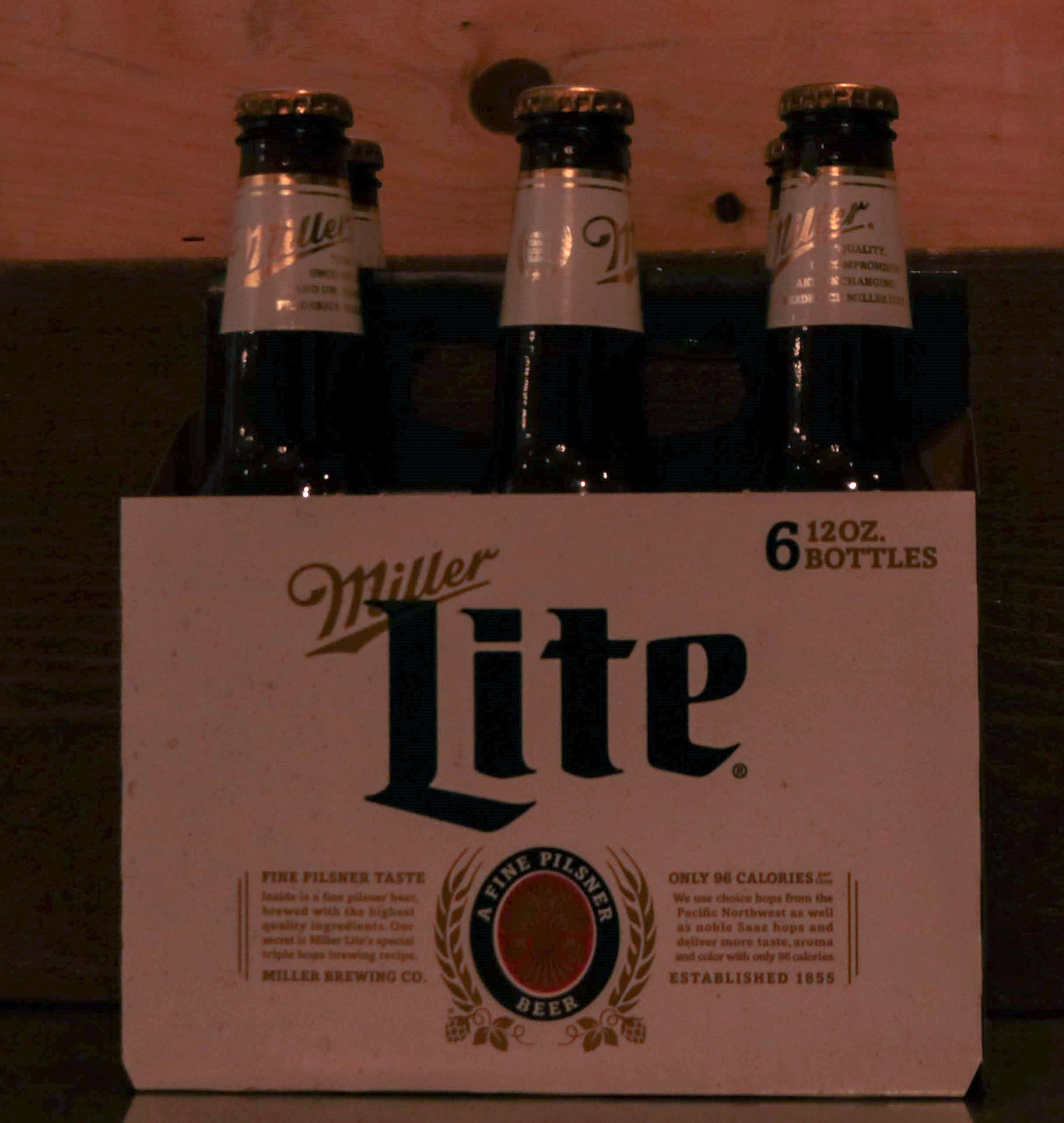 Miller Lite Beer Bottle
