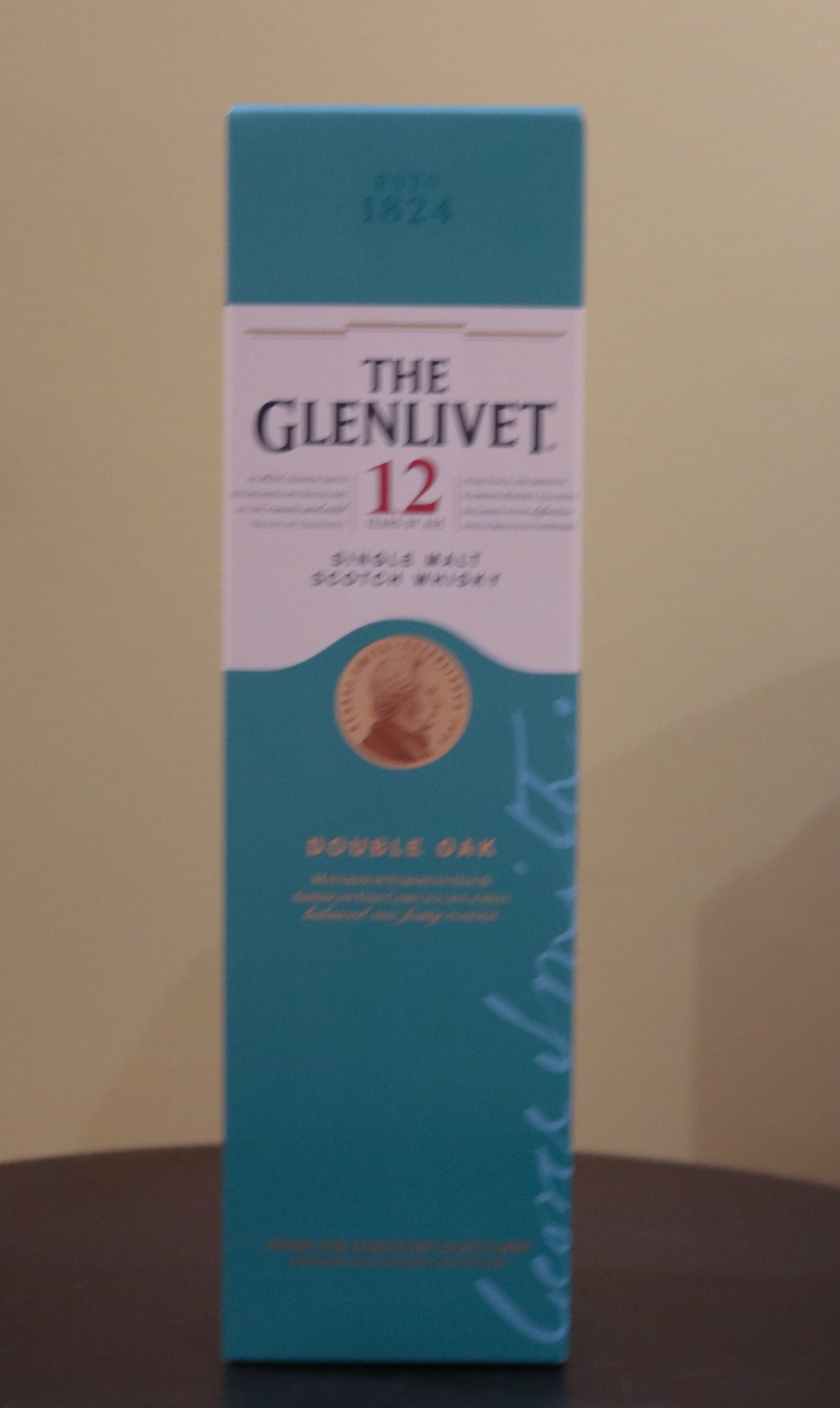 GLENLIVET 12 YEAR DOUBLE OAK SINGLE MALT SCOTCH WHISKY 750ML - Grapes & Grains