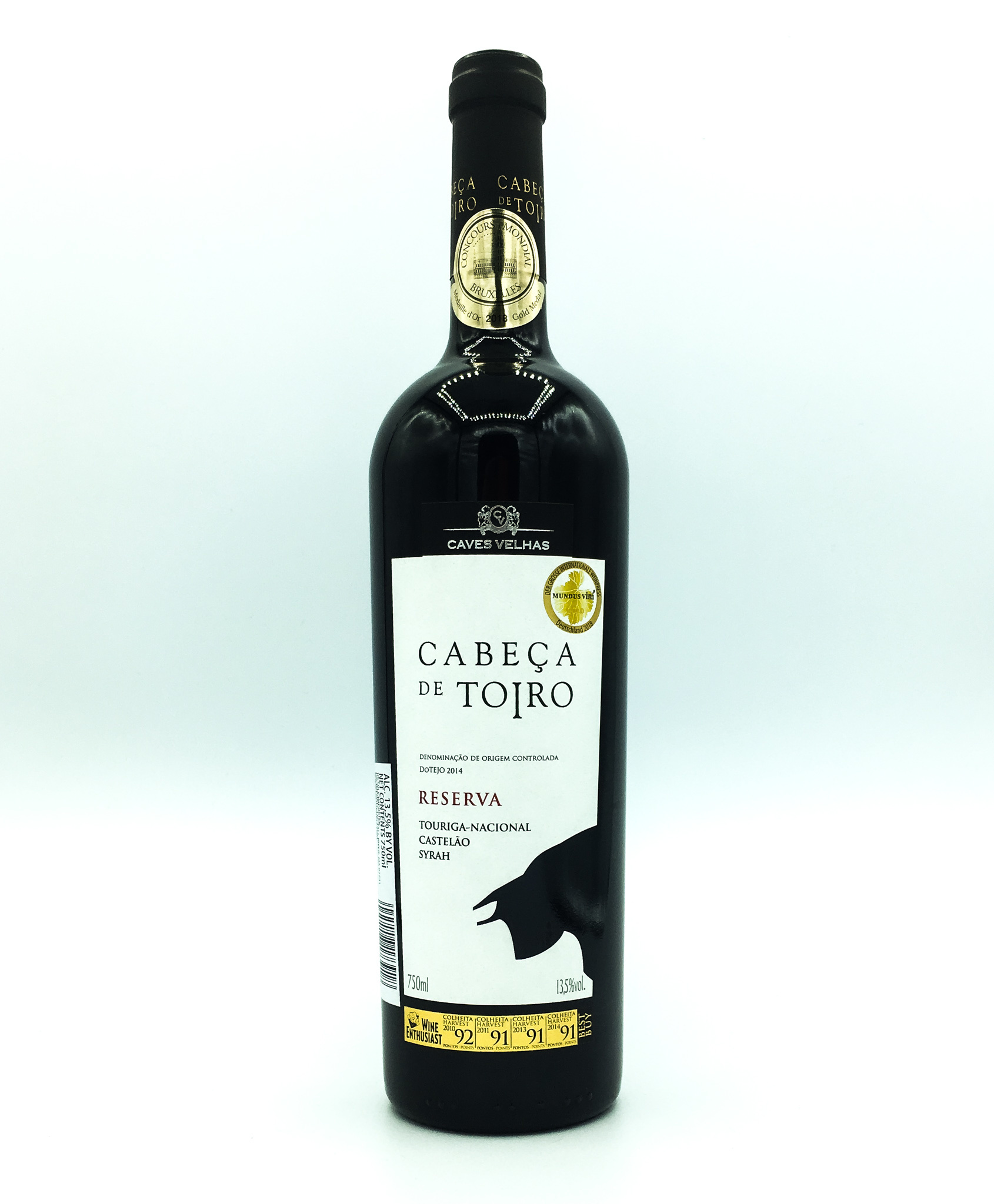 CABECA de TOIRO RESERVA PORTUGAL RED 750ML - Grapes & Grains