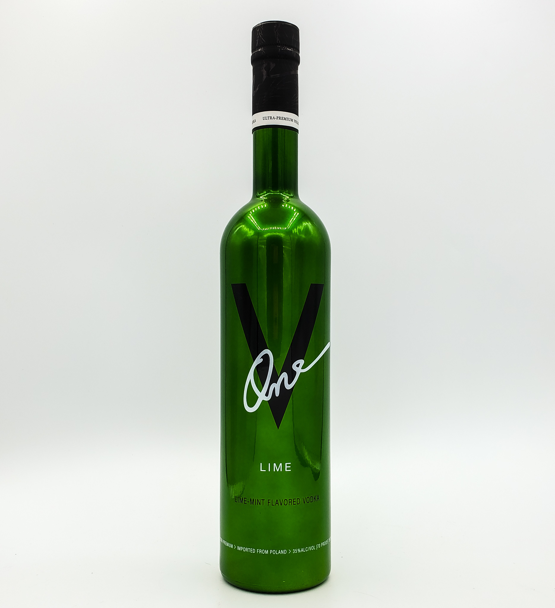 V ONE LIME VODKA 750ML - Grapes & Grains