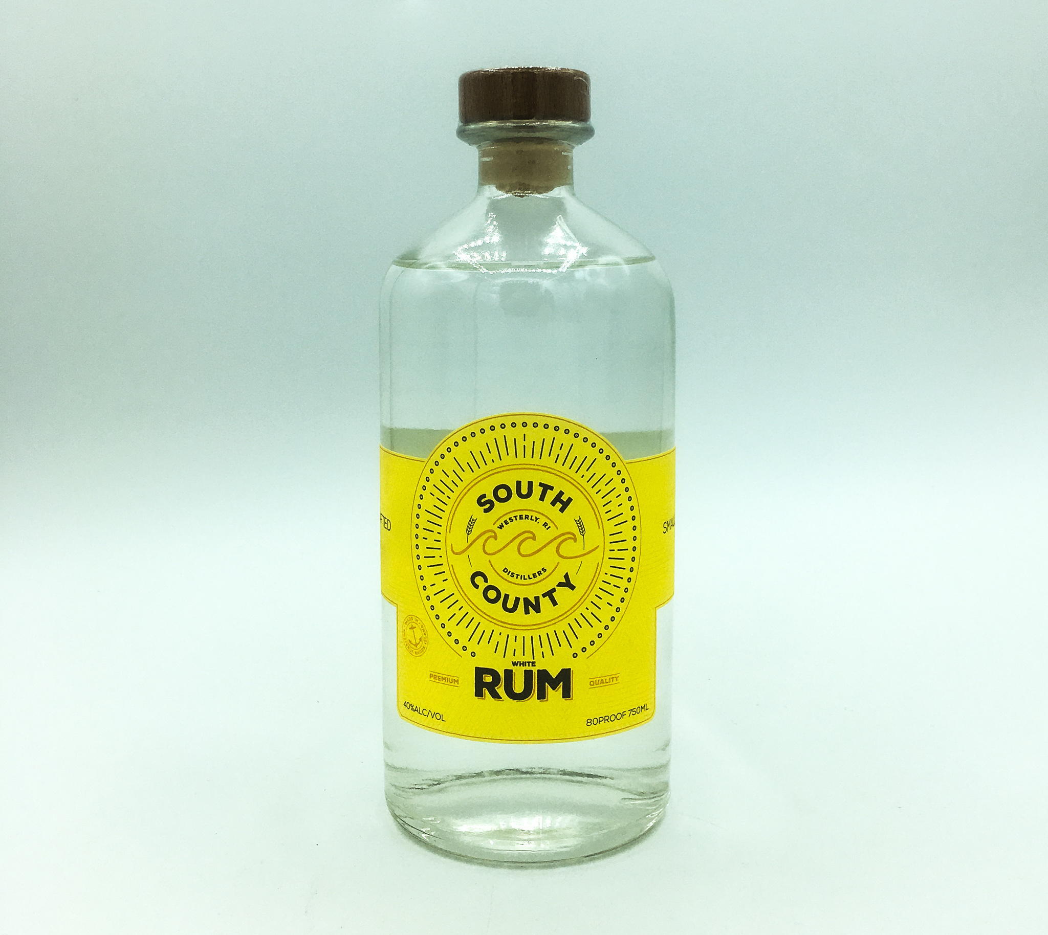 SOUTH COUNTY DISTILLERS WHITE RUM 750ML - Grapes & Grains