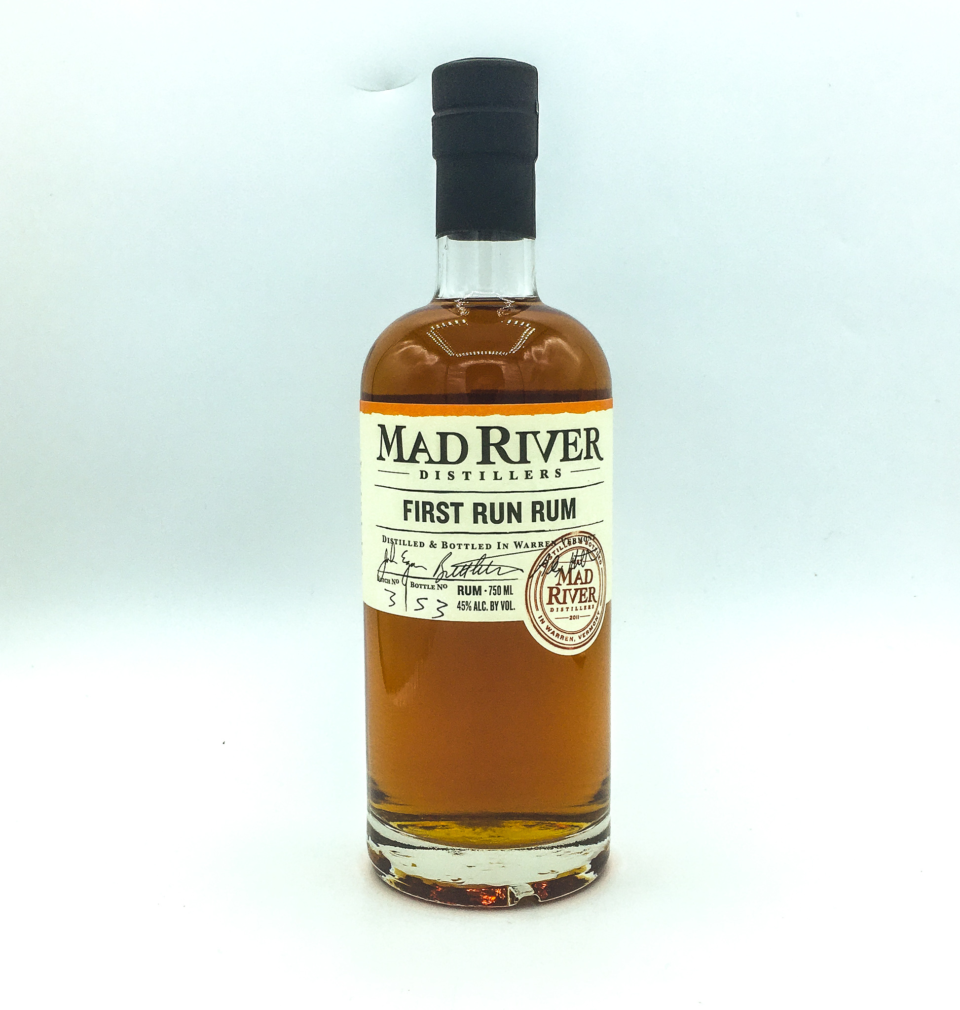 MAD RIVER 'FIRST RUN' RUM SMALL BATCH VERMONT 750ML - Grapes & Grains