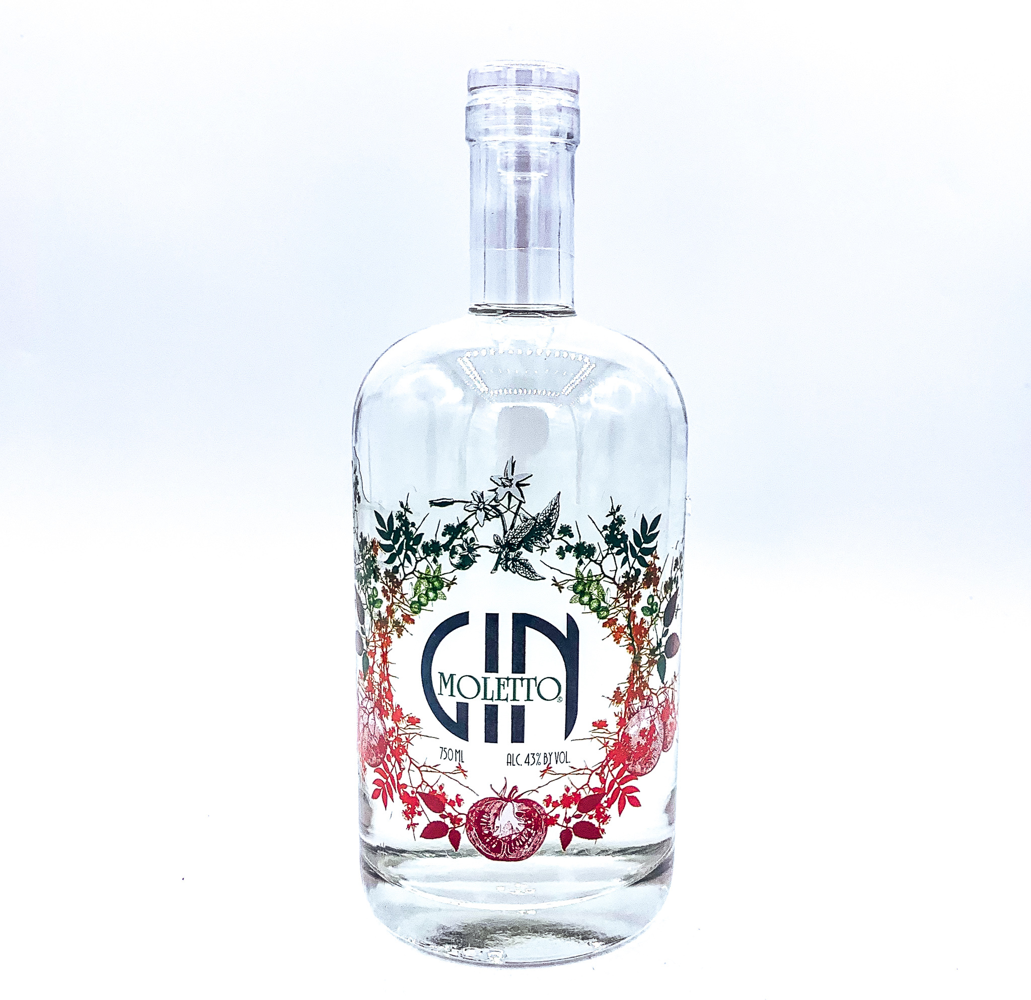 MOLETTO GIN TOMATO & JUNIPER BERRIES ITALY 750ML - Grapes & Grains