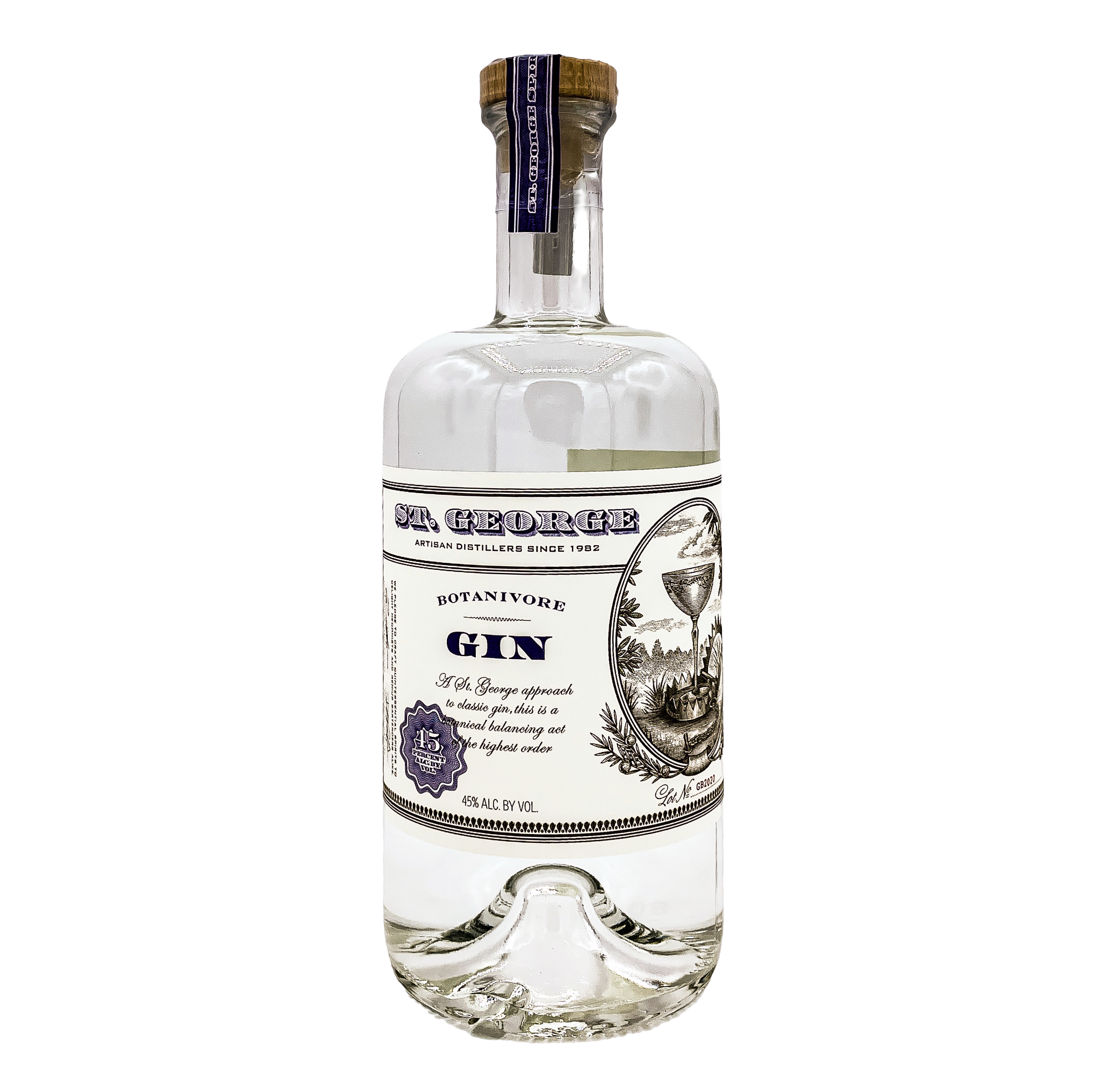 ST. GEORGE BOTANIVORE GIN 750ml - Grapes & Grains