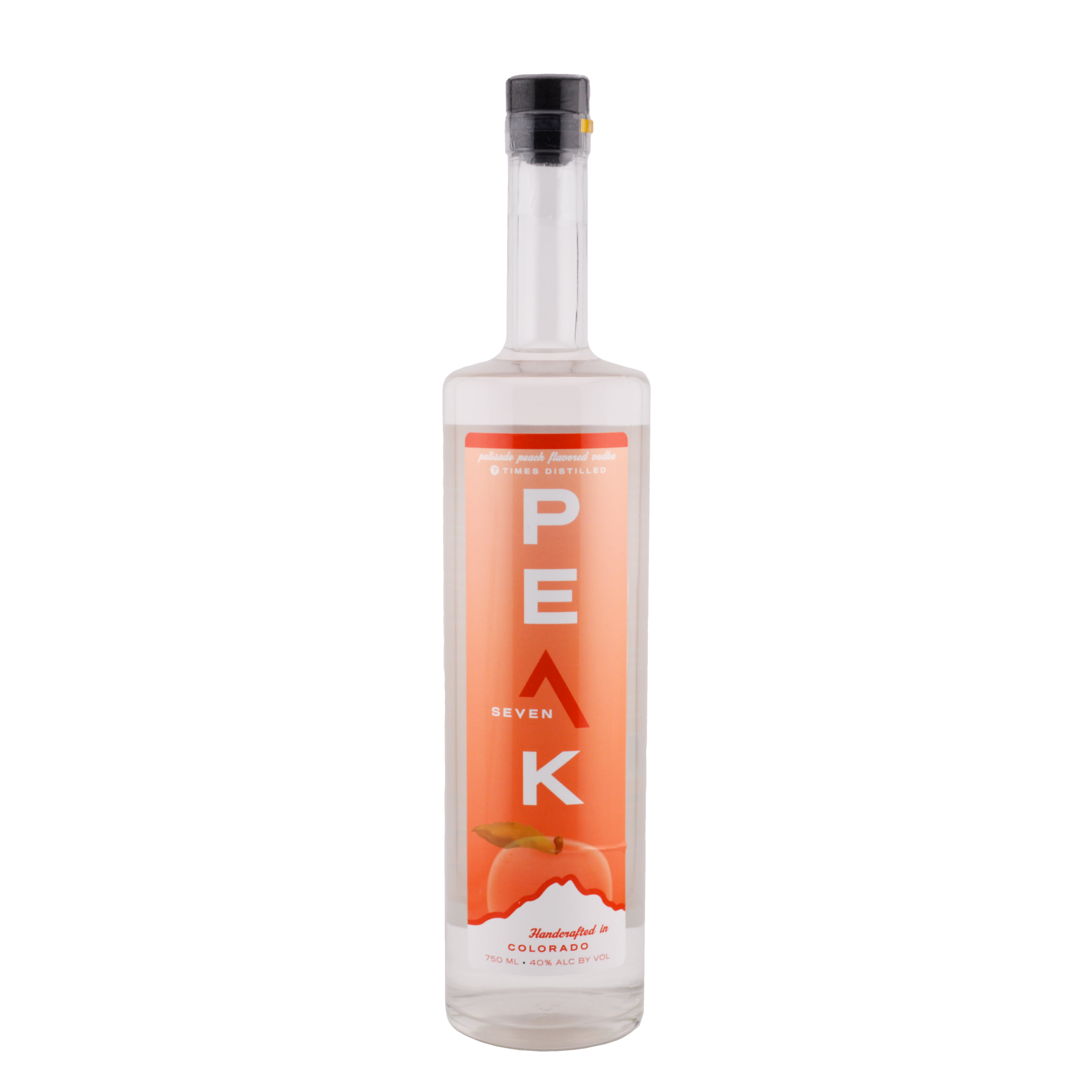 PEAK SEVEN PALISADE PEACH VODKA COLORADO 750ML - Grapes & Grains