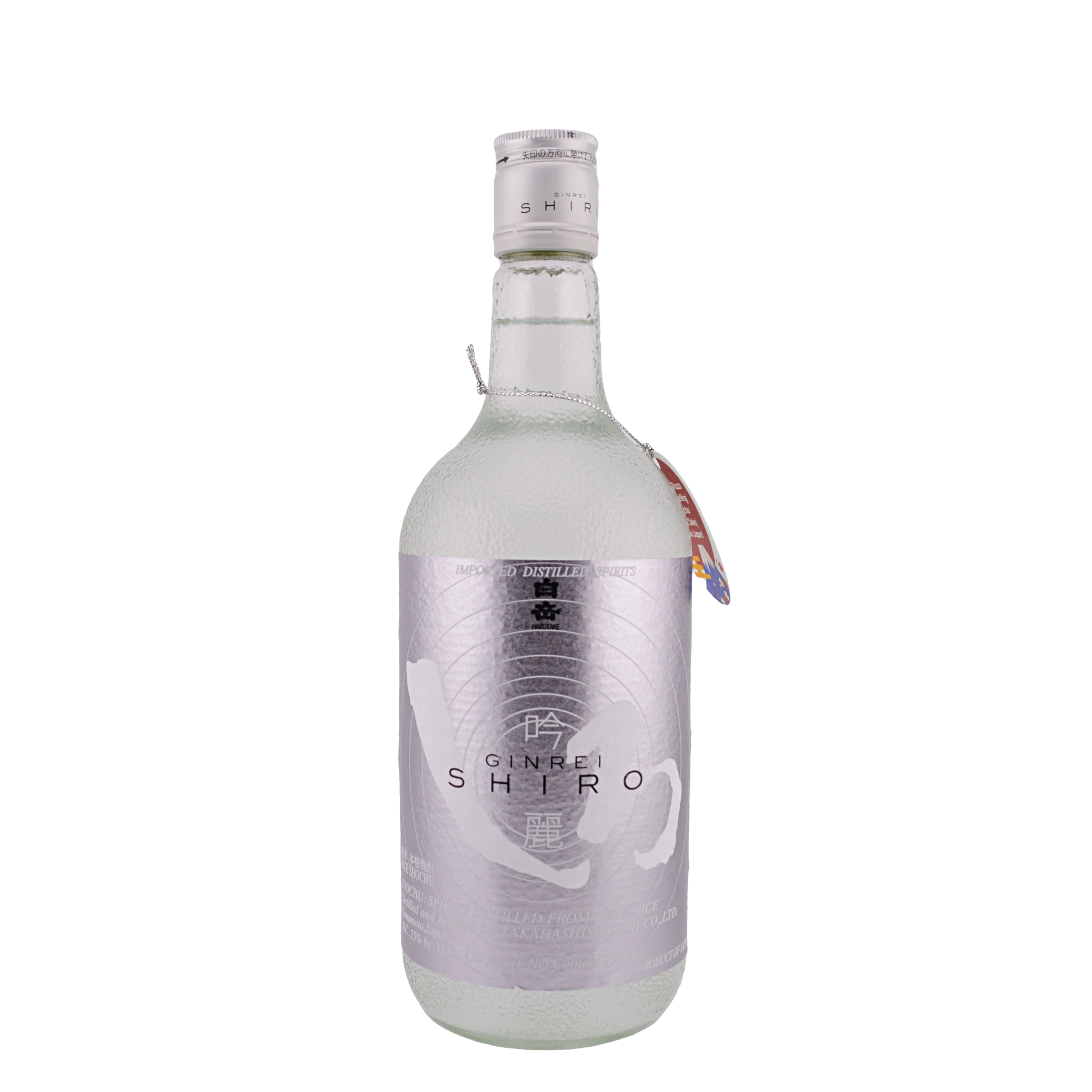 TAKAHASHISHUZOH 'GINREI SHIRO' RICE SHOCHU KUMAMOTO 750ML - Grapes & Grains