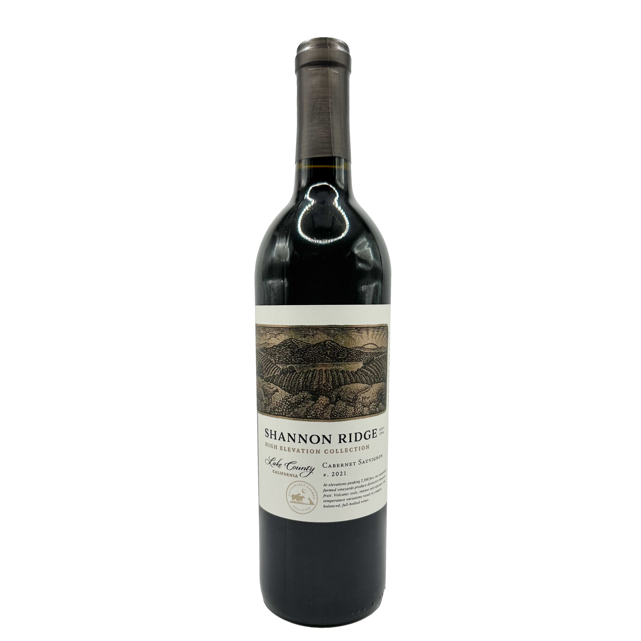 SHANNON RIDGE CABERNET SAUVIGNON LAKE COUNTY 750ML - Grapes & Grains