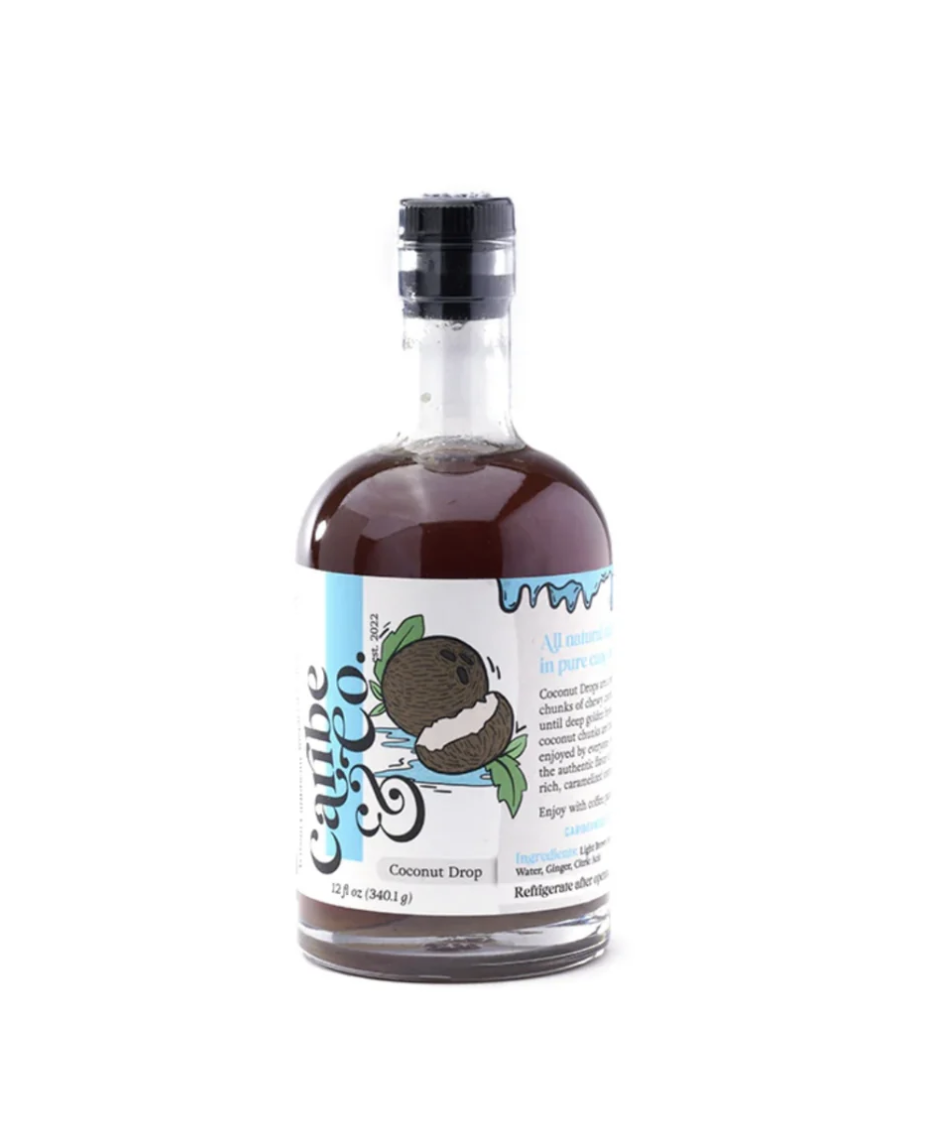 CARIBE & CO COCONUT DROP SYRUP 12oz - Grapes & Grains