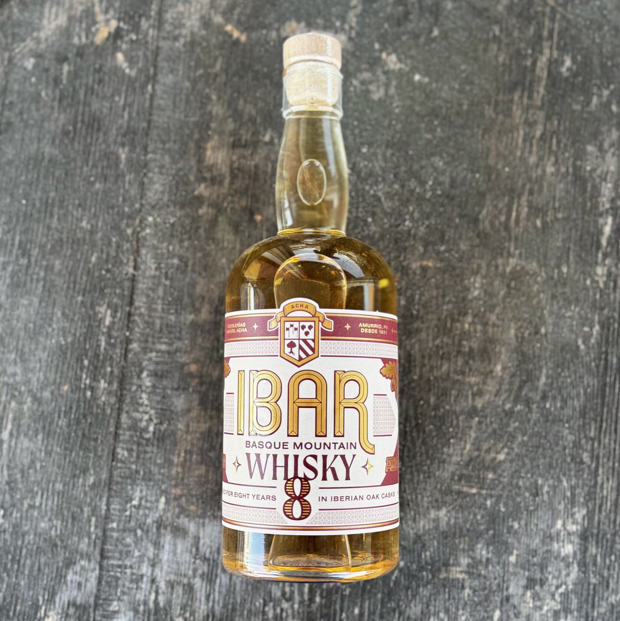 IBAR BASQUE 8YR WHISKY IBERIAN OAK AGED SPAIN 700ML - Grapes & Grains