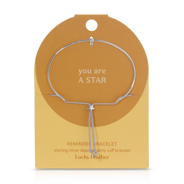 Reminder Bracelet - Star - Silver - Diamond T Outfitters