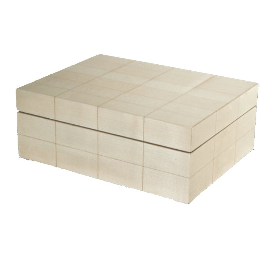 MH Box - Natural Box with Rectangular Blocks - Maze Home Store