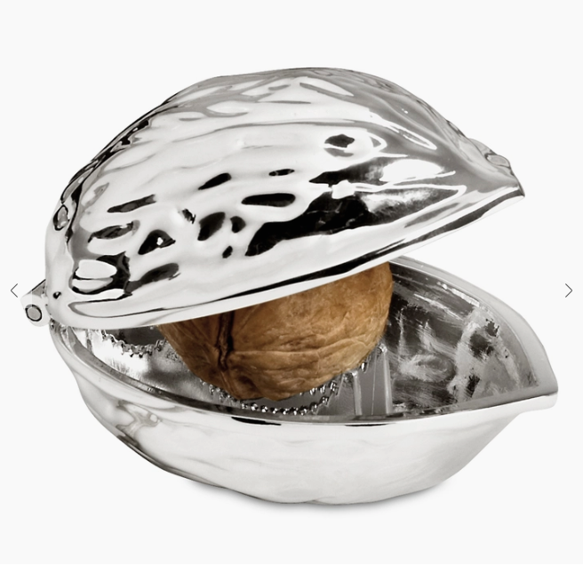 Nutcracker - Walnut Cracker - Silver - Maze Home Store