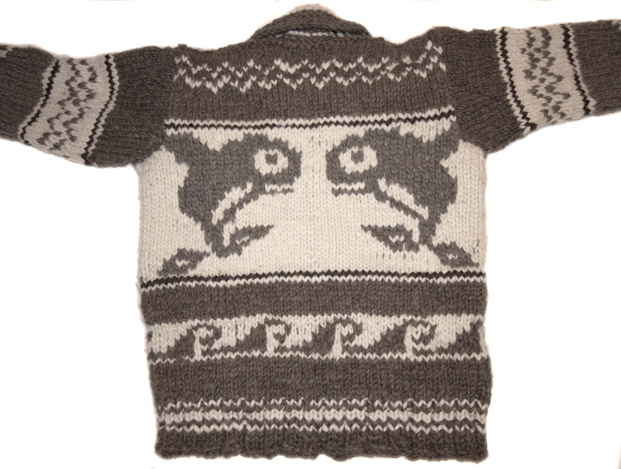 Cowichan Sweater Orca and Wave Design - Cheryl's Trading Post Cowichan Sweater Orca and Wave Design - Cheryl's Trading Post
