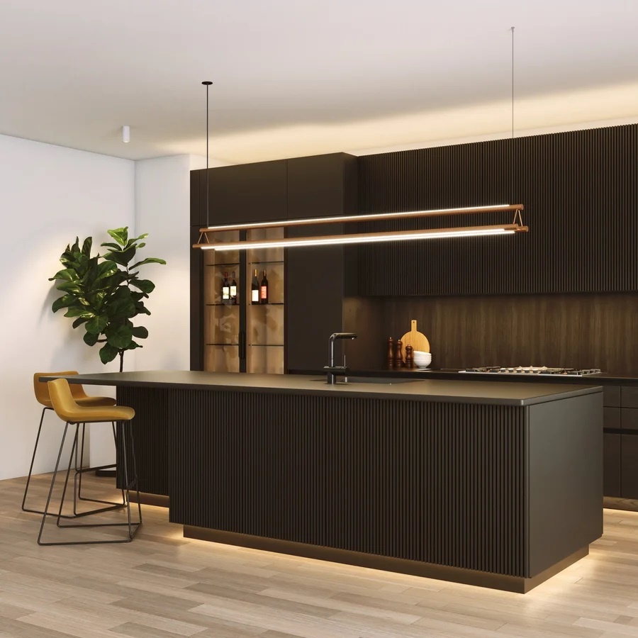 Tri-Pipeline 1 Rotatable Suspension - Le Studio Luminaires