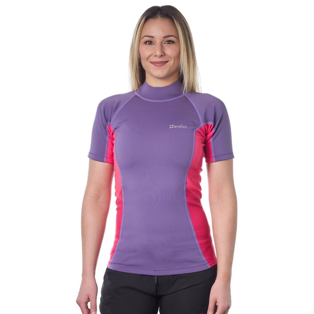 Level Six W SOMBRIO SHORT SLEEVE NEOPRENE RASH GUARD - Aquabatics Smithers