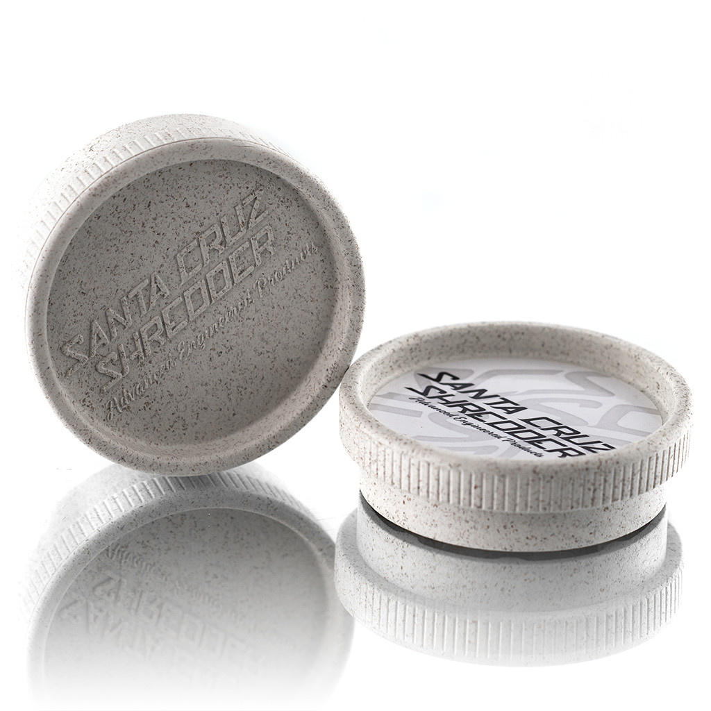2 Piece Weed Grinder in WHITE from Santa Cruz Shredder - Witch DR