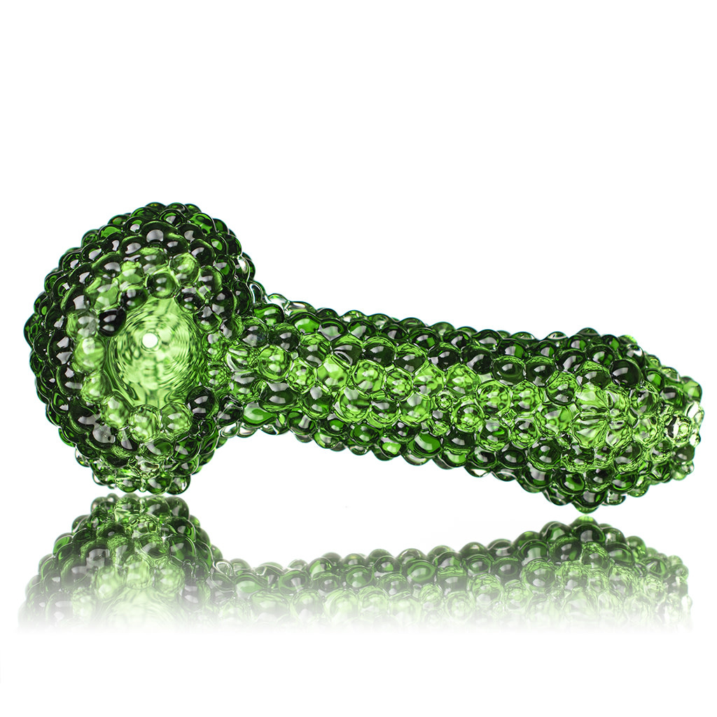 Green Glass Weed Pipes