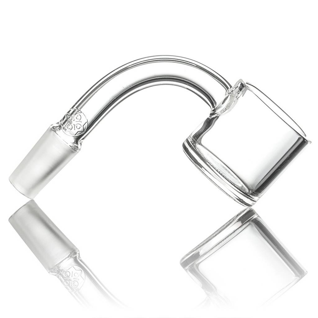 Quave QCB XXL Flat Top 10mm Male 90 Degree Quartz Banger - Witch DR