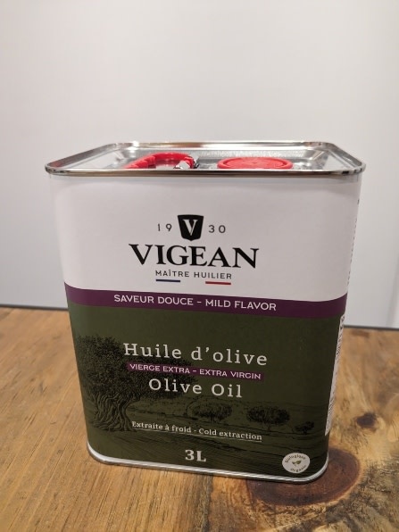 Huile d'olive saveur douce extra vierge bio - Vigean - Achat en ligne ...