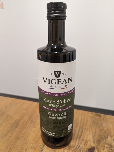 Huile d'olive saveur douce extra vierge bio - Vigean - Achat en ligne ...