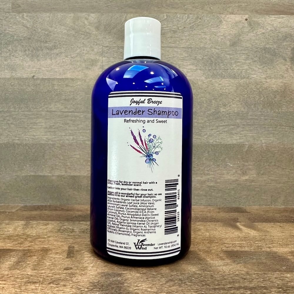Joyful Breeze LUX Lavender Shampoo | 16oz Bottle - Lavender Wind