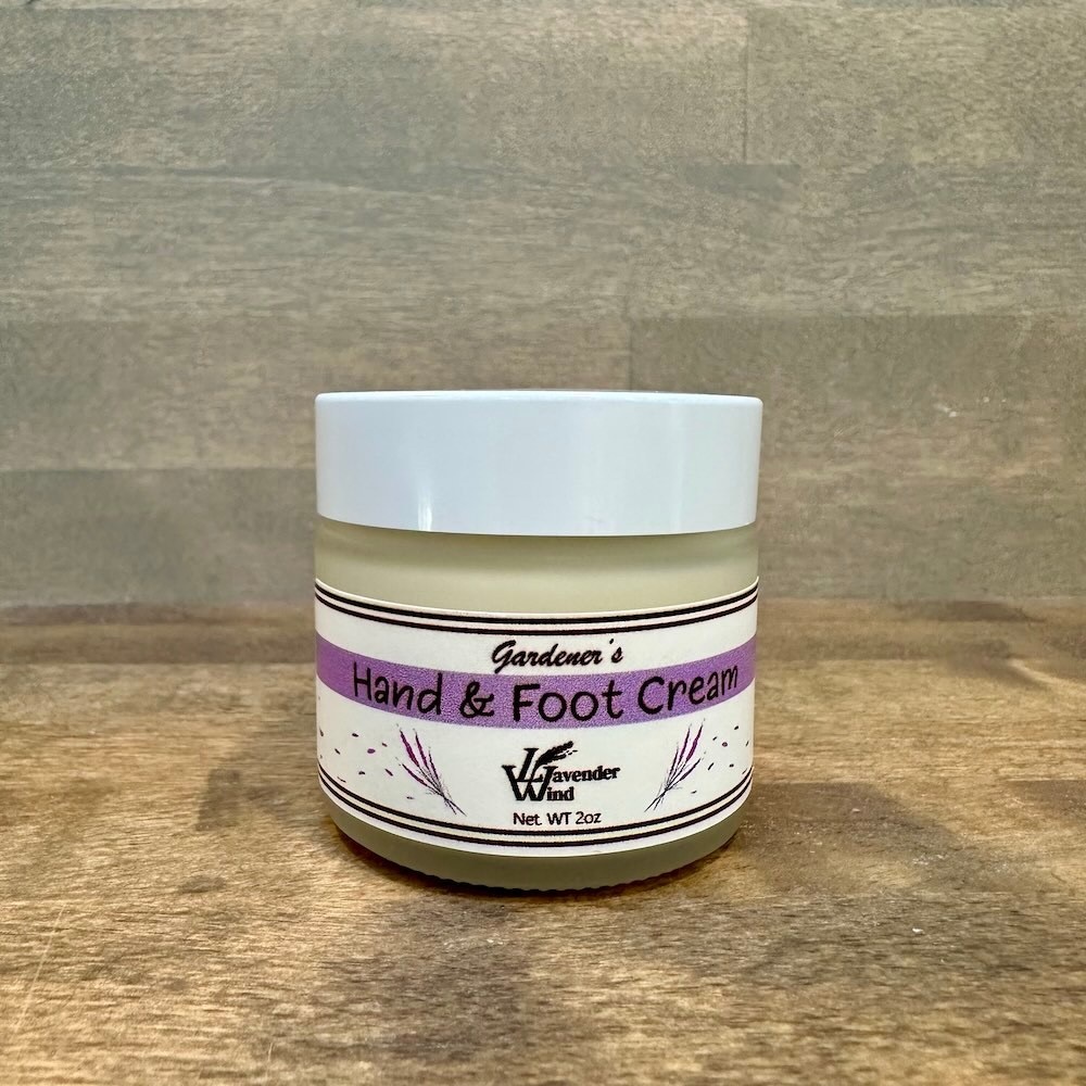 Gardener's Hand & Foot Cream - 2 oz | Lavender Wind - Lavender Wind