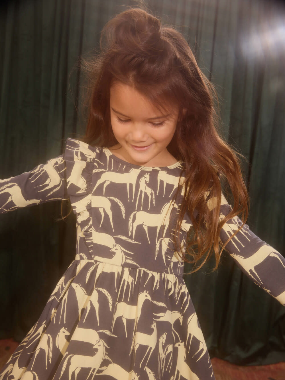 Ruffle Shoulder Ballet Dress - Fiddlesticks